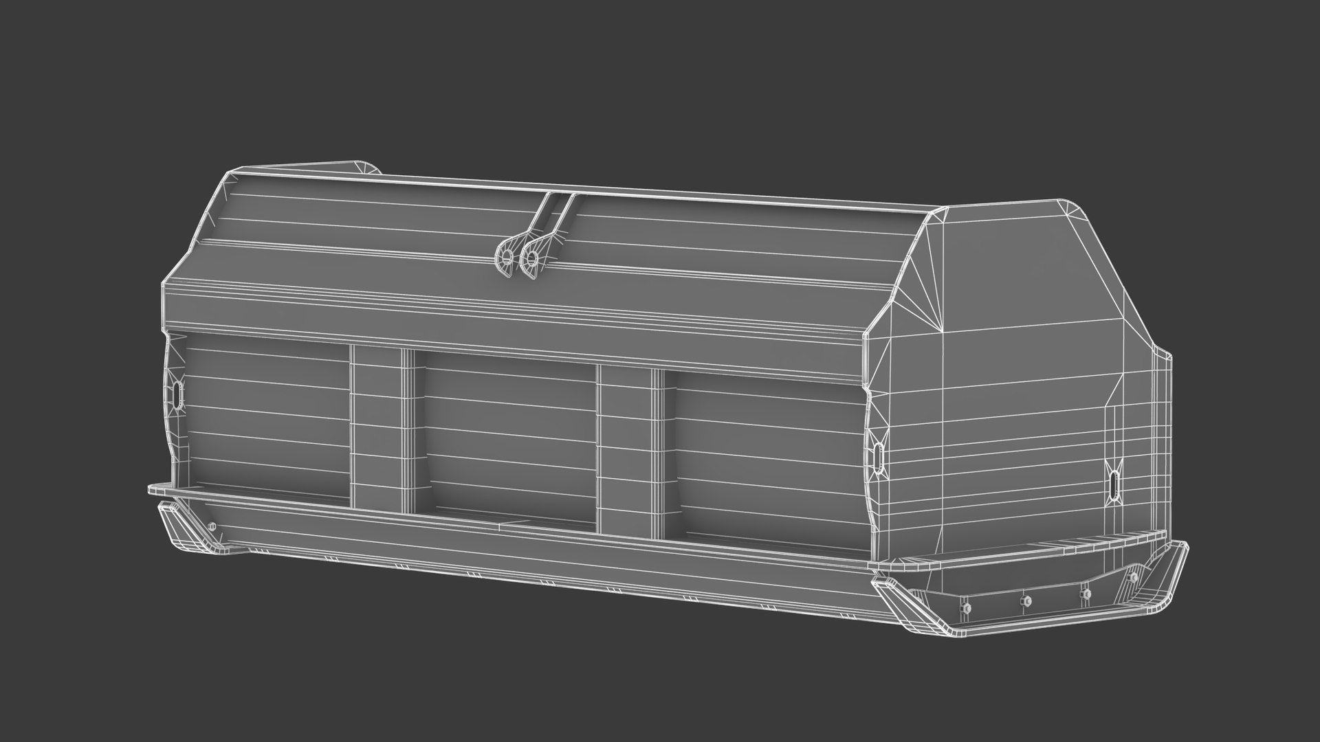 Snow Pusher Attachment 3D Model - TurboSquid 2372275