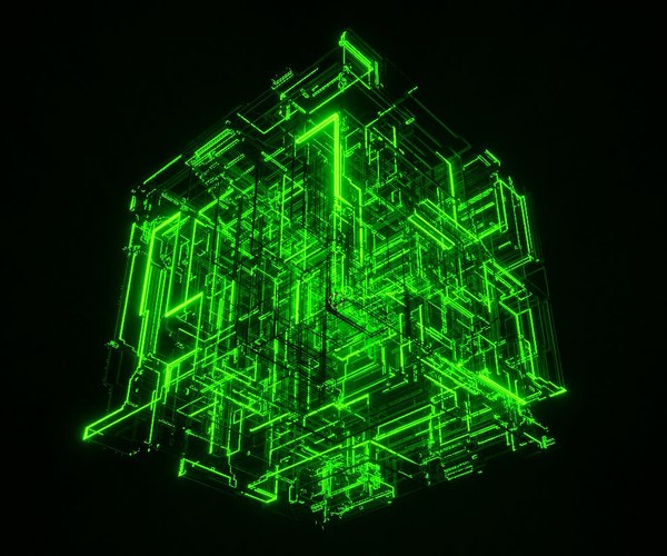 3D model cube matrix - TurboSquid 1682596