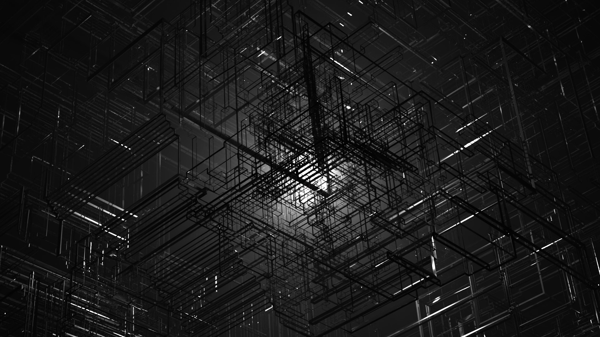 3D Model Cube Matrix - TurboSquid 1682596