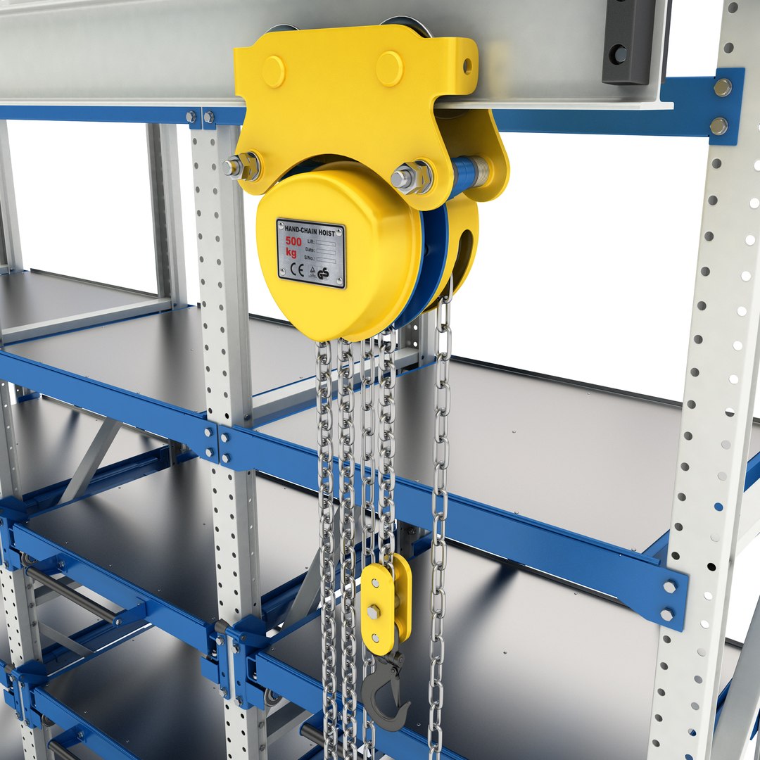 Rack Hand-chain Hoist 3D Model - TurboSquid 1656662