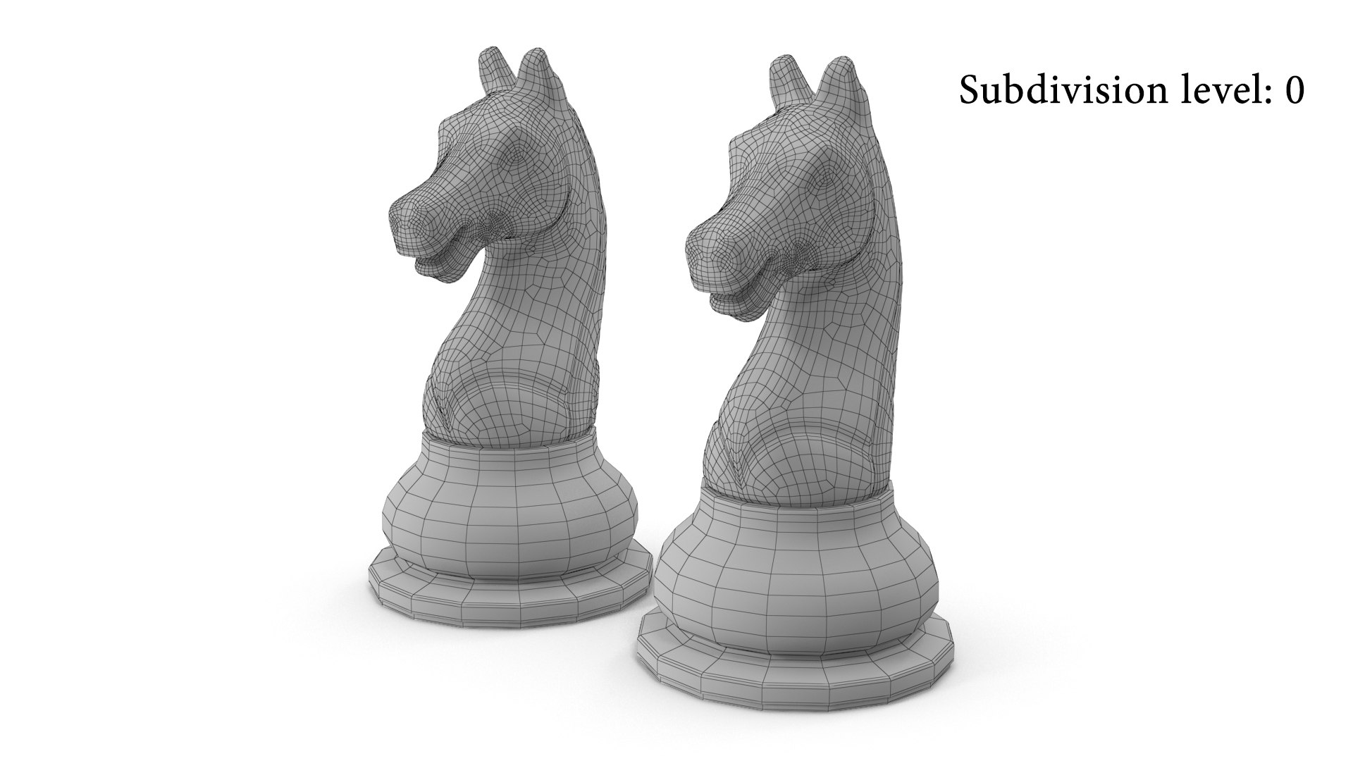 Chessmen Knight 3D - TurboSquid 1611134