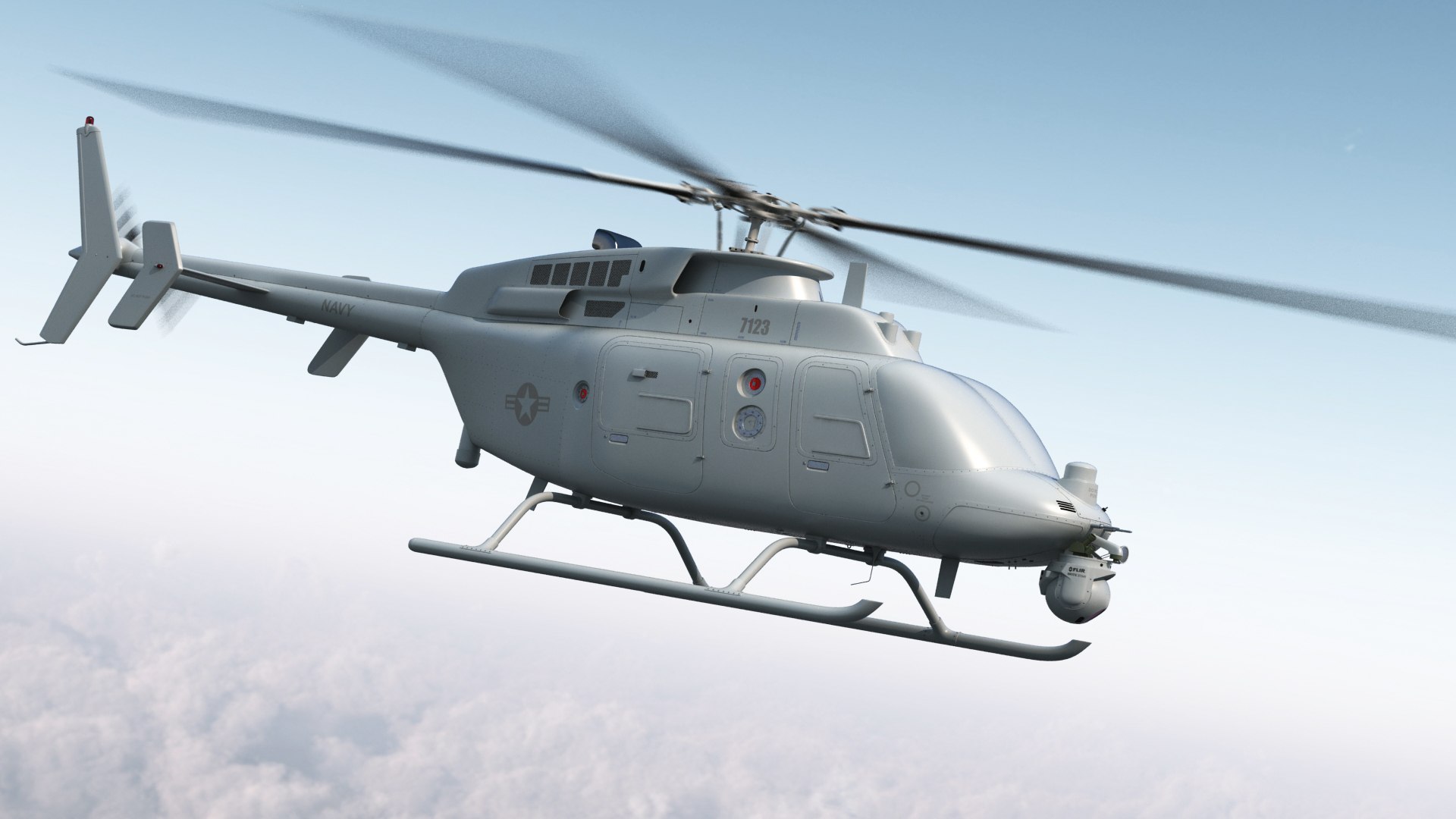 Northrop Grumman Unmanned Helicopters 3D Model - TurboSquid 1543306