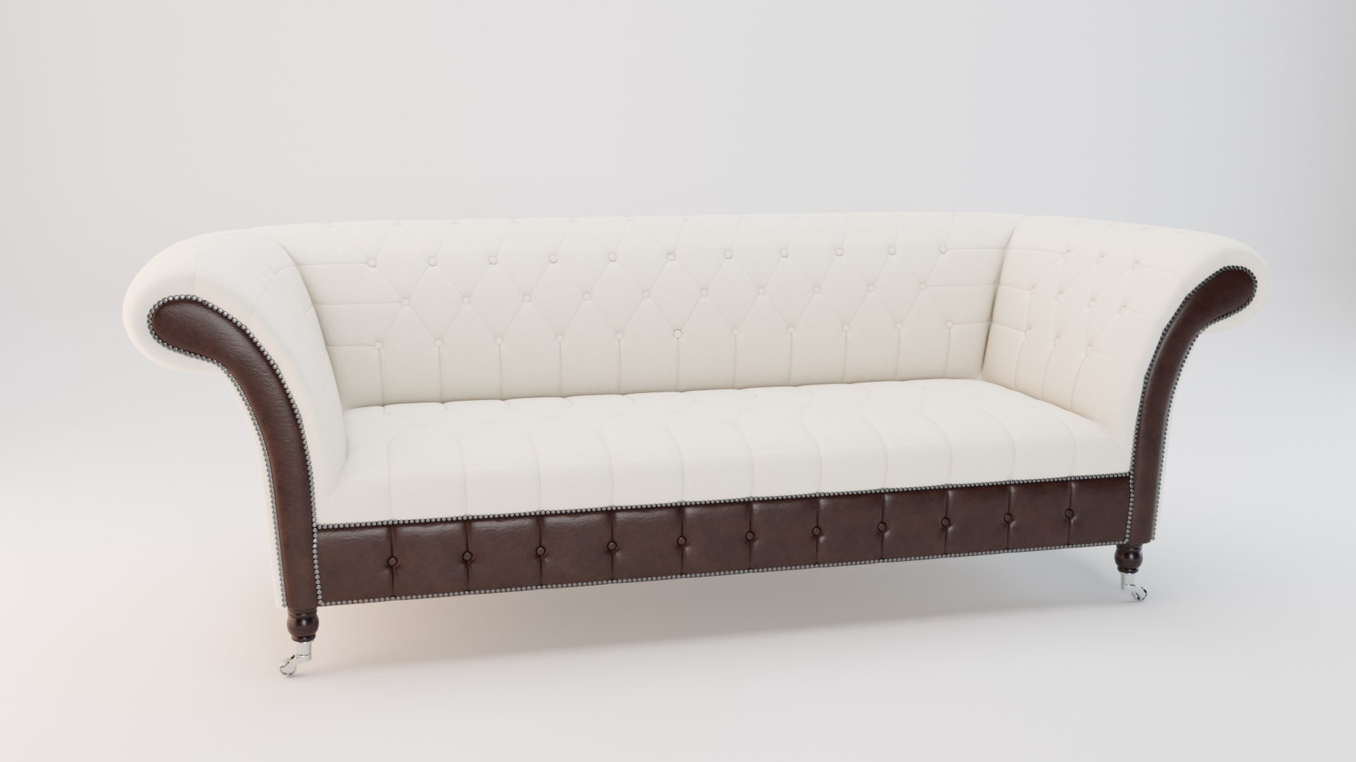 Chesterfield Couch 3D model - TurboSquid 2179357