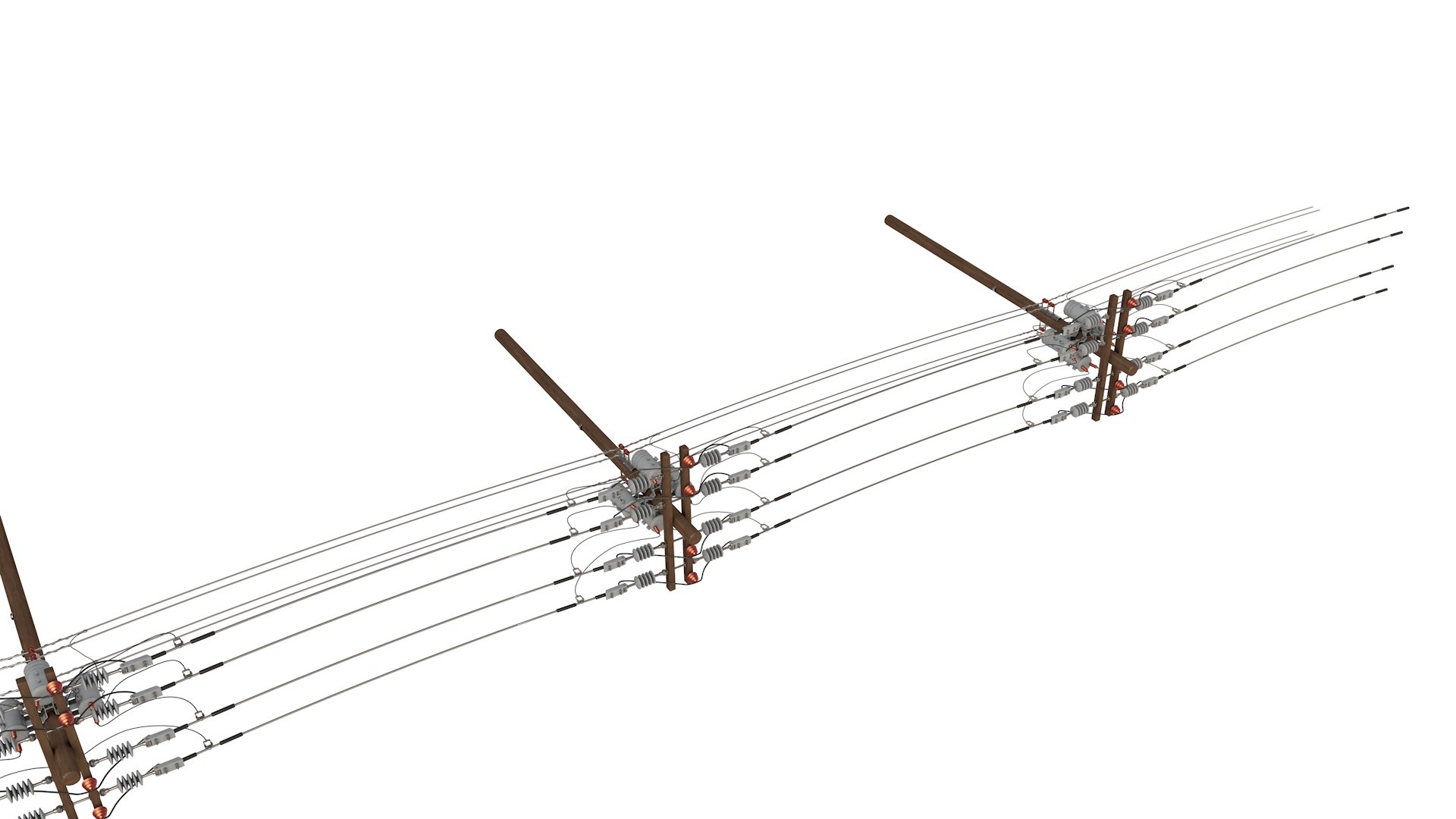 Electric Pole Power Transformer 3D Model - TurboSquid 2325435