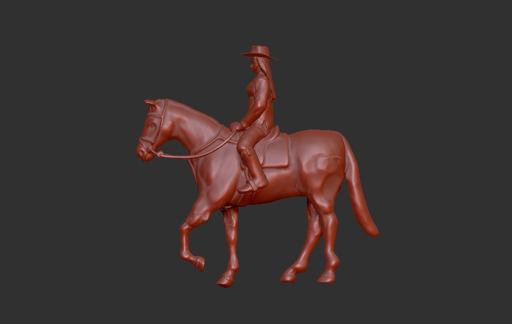 Posed Horse Rider 3D Model - TurboSquid 1385131
