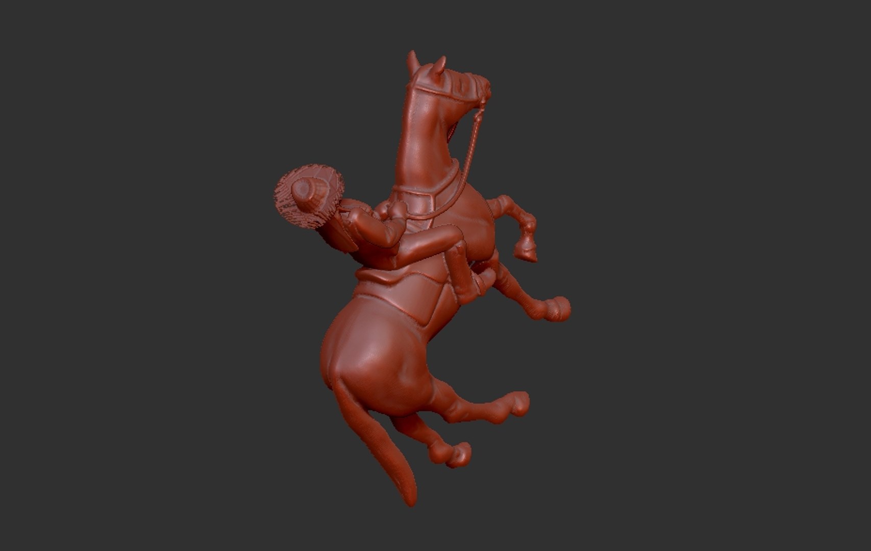Posed Horse Rider 3D Model - TurboSquid 1385131