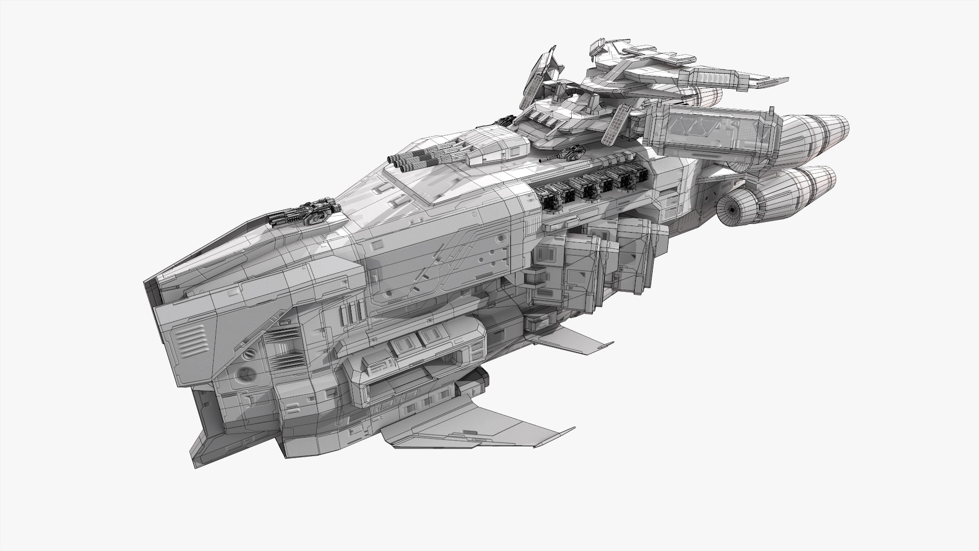 3D Model NEXTGEN - Suffren - Battleship Class XXI - TurboSquid 1766844
