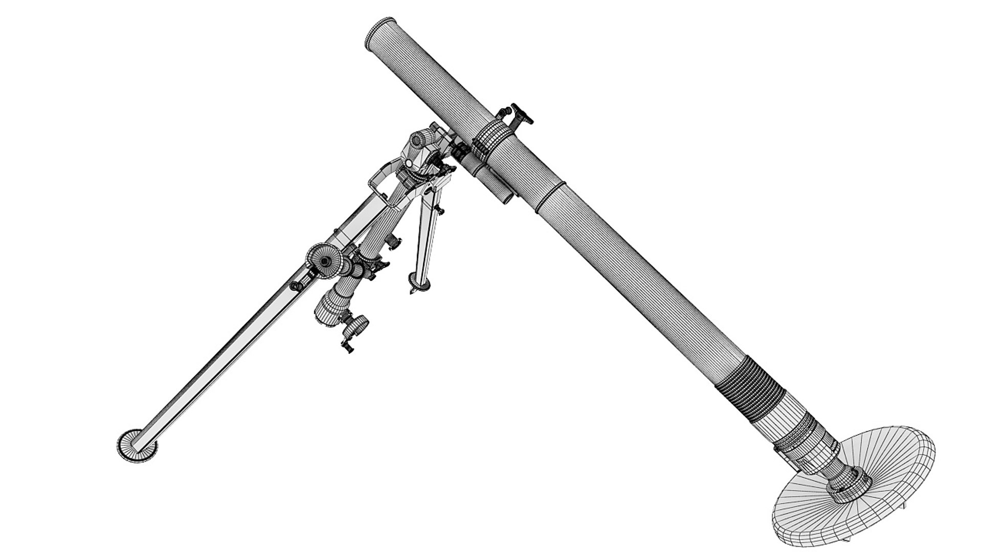3D Mortar System Model - TurboSquid 1880766
