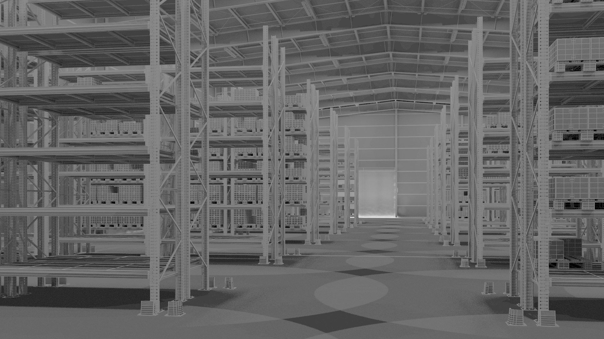 Full Warehouse Model - TurboSquid 2038472