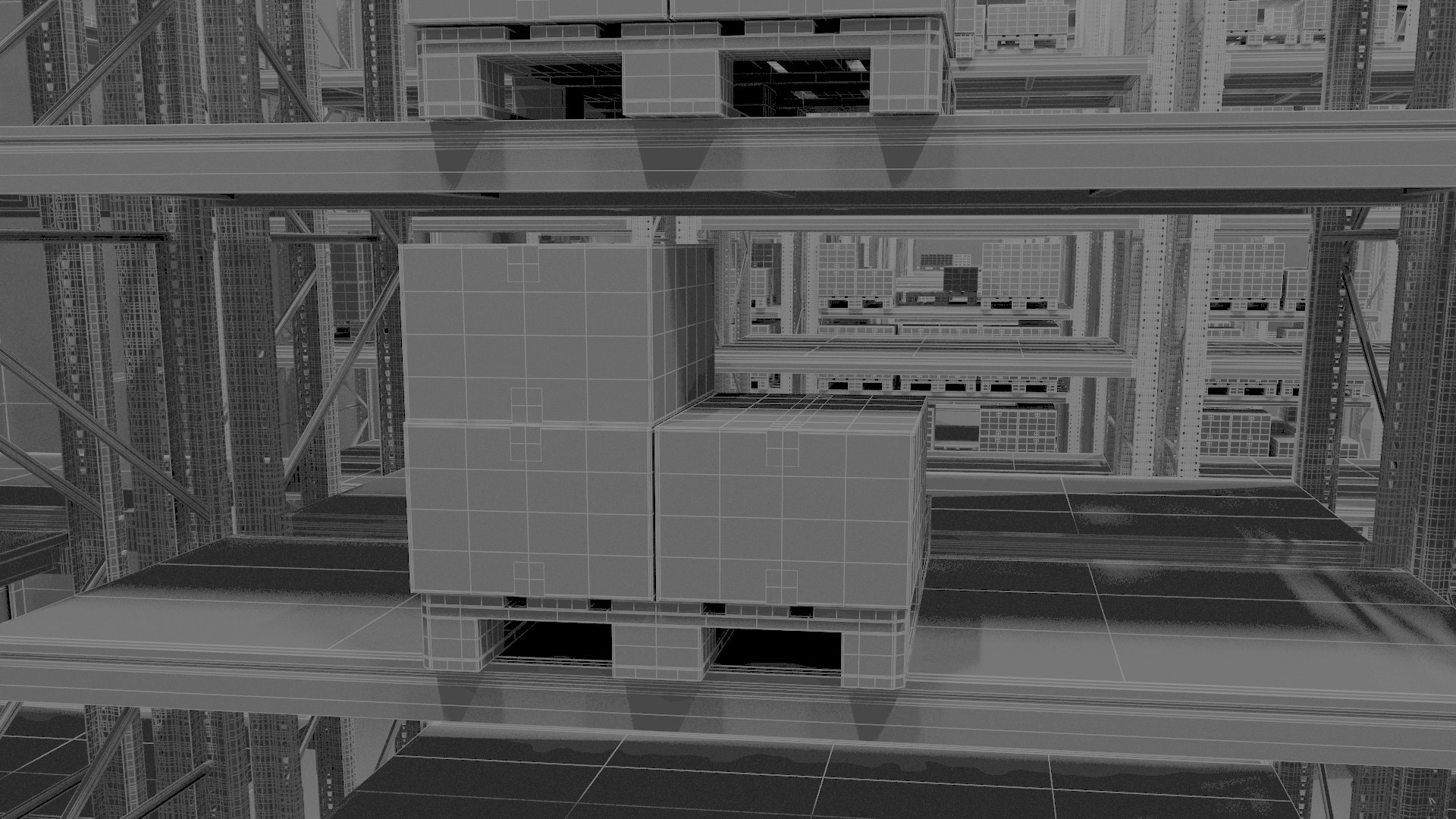 Full Warehouse Model - TurboSquid 2038472