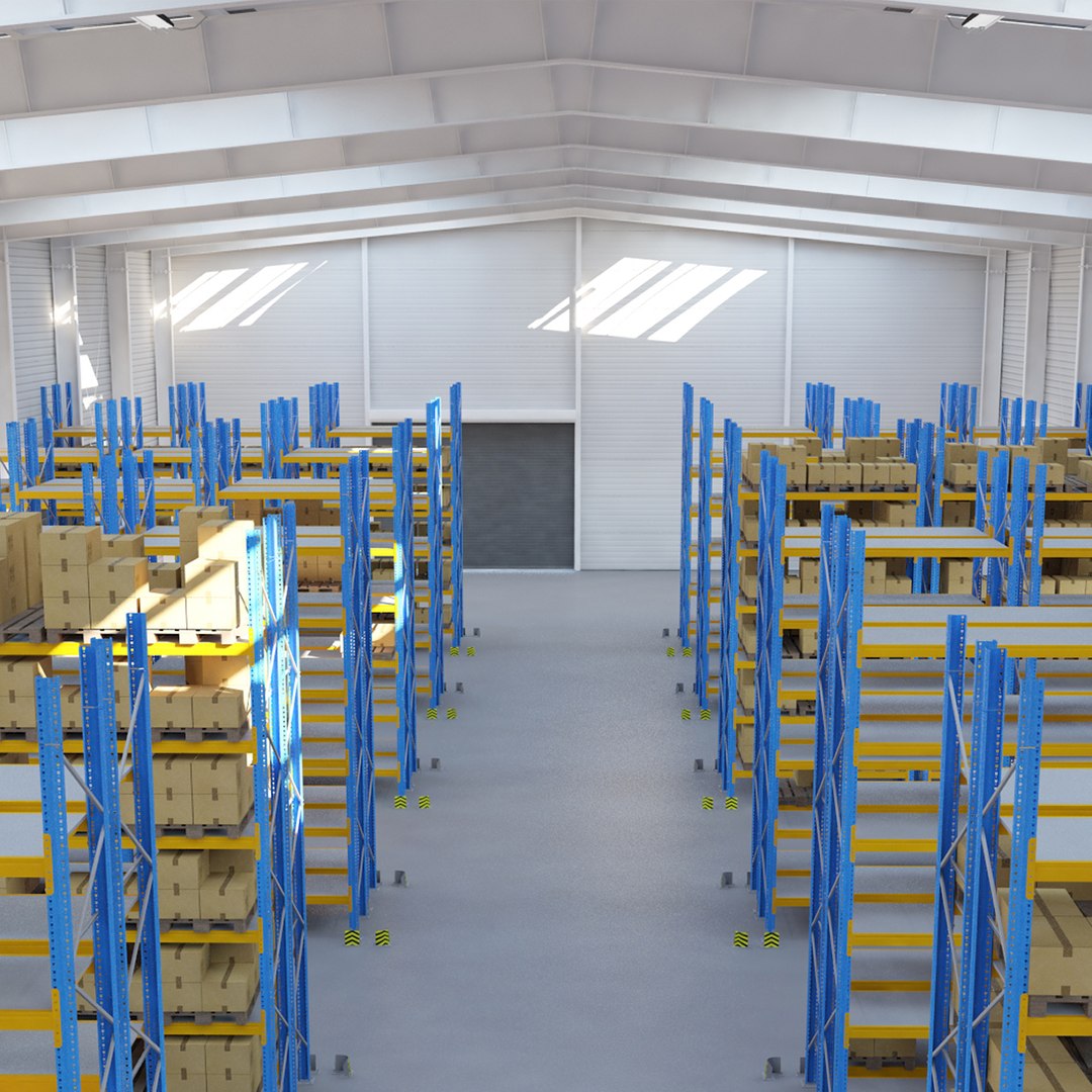 Full Warehouse Model - TurboSquid 2038472