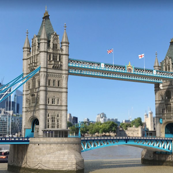 London Tower Bridge 3D Models for Download | TurboSquid