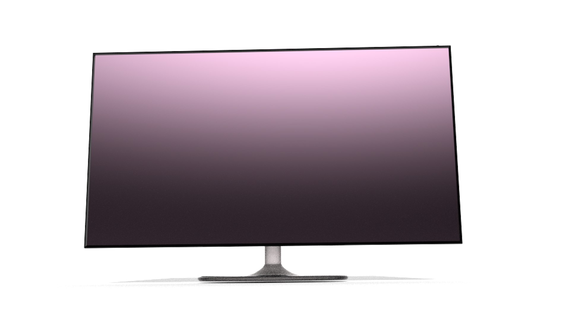 3d Flatscreen Monitor Screen