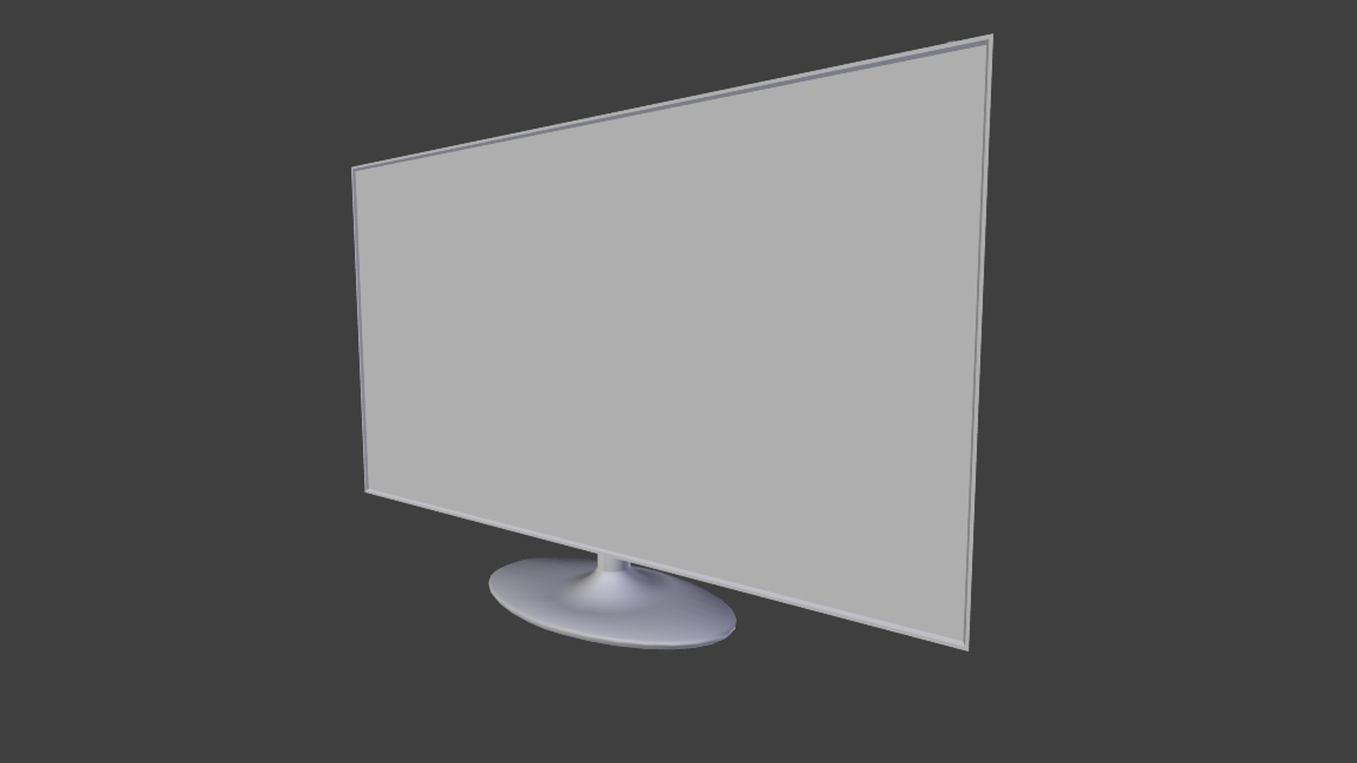 3d Flatscreen Monitor Screen