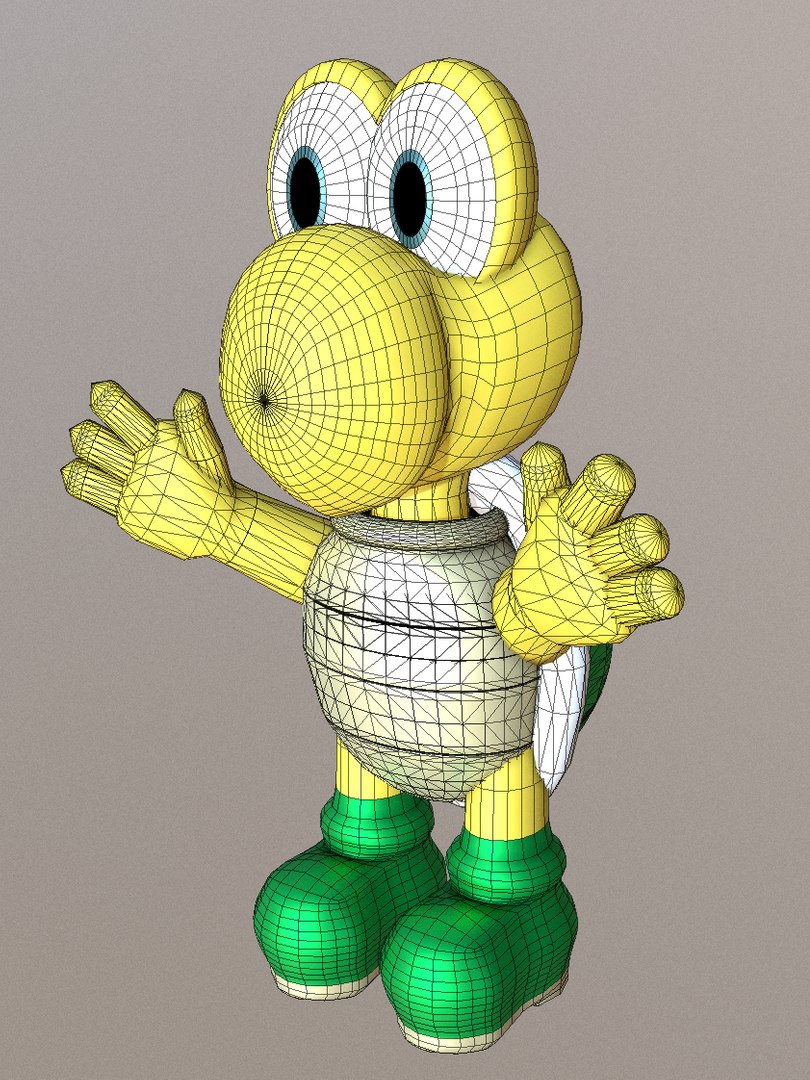 Free Koopa Troopas Super 3D - TurboSquid 1301668