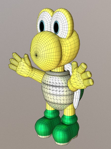 modelo 3d Super Mario: Koopa Troopa gratis - TurboSquid 1301668