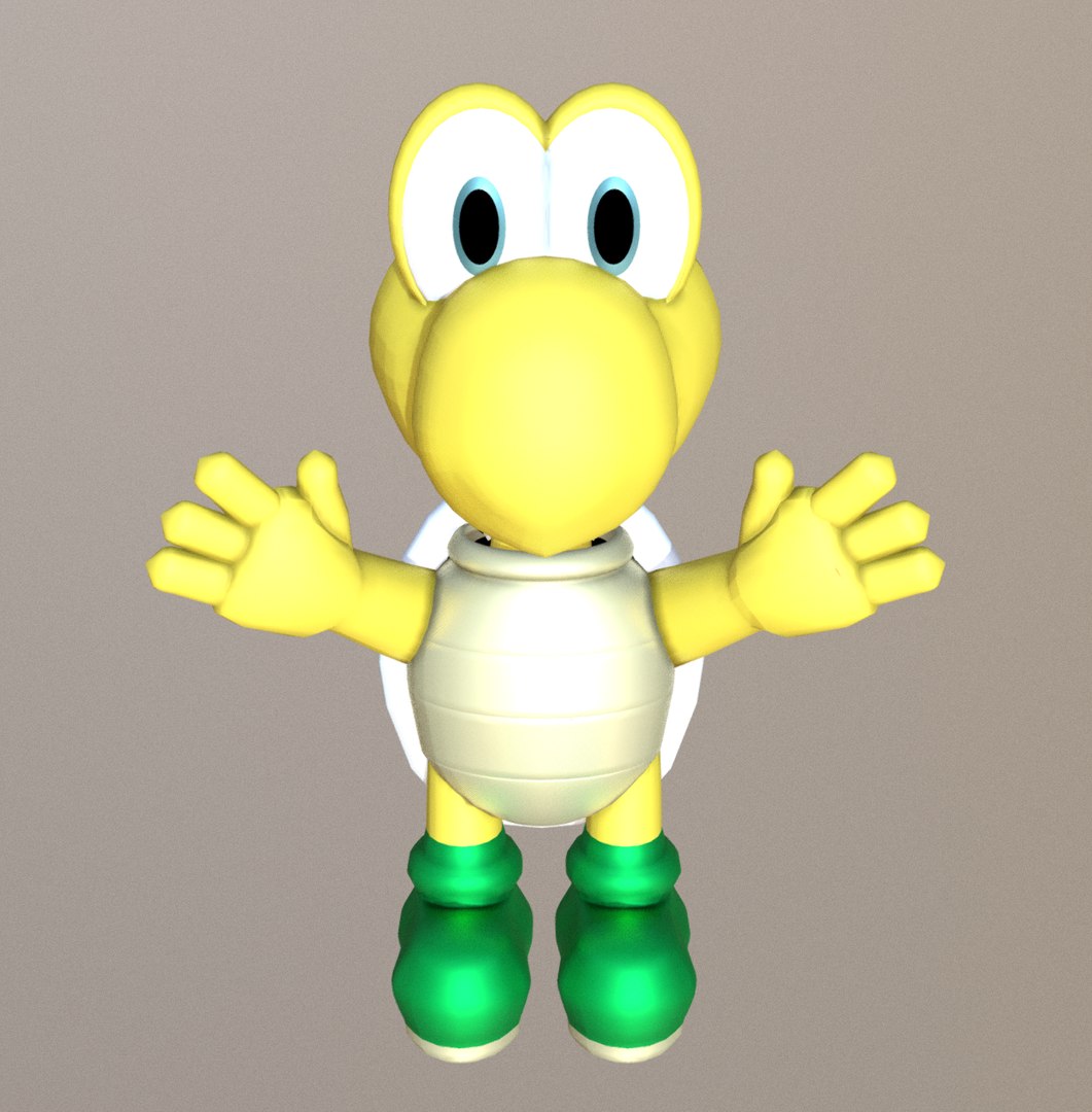Free Koopa Troopas Super 3D - TurboSquid 1301668