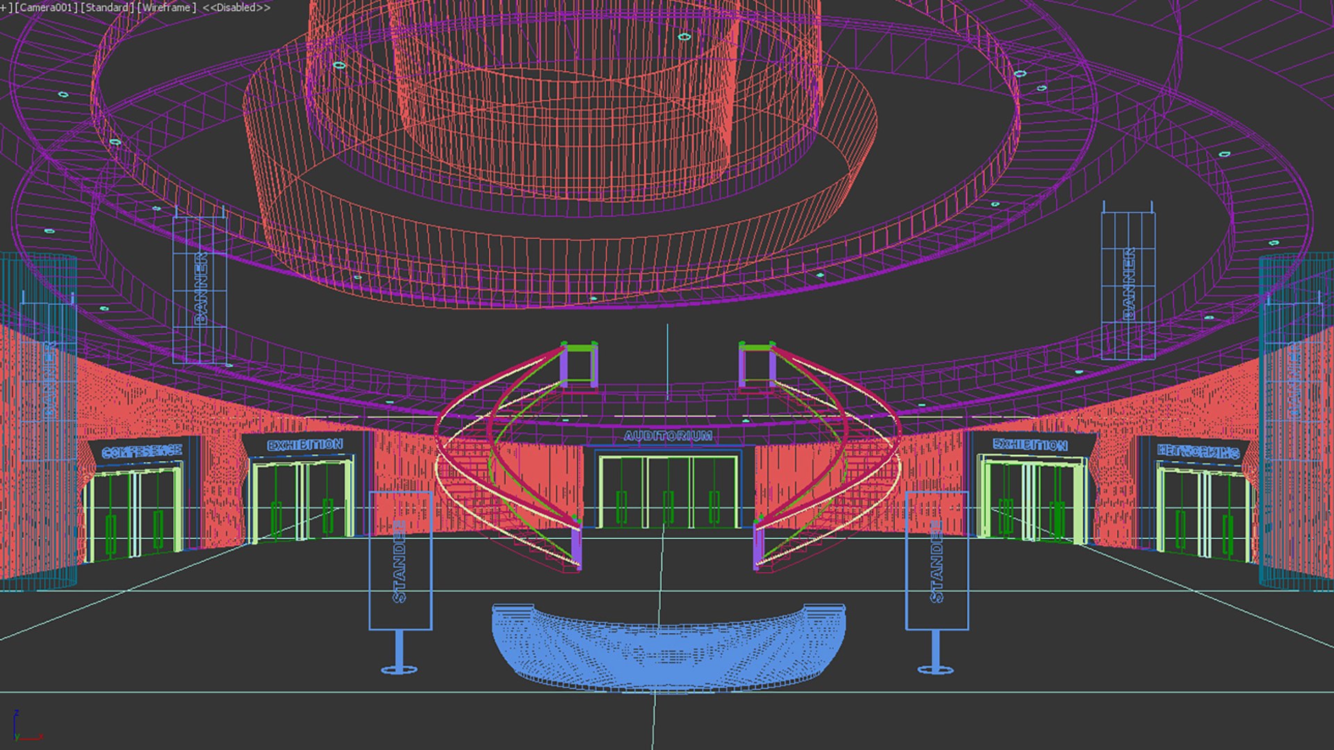 3D Virtual Lobby Model - TurboSquid 1836840
