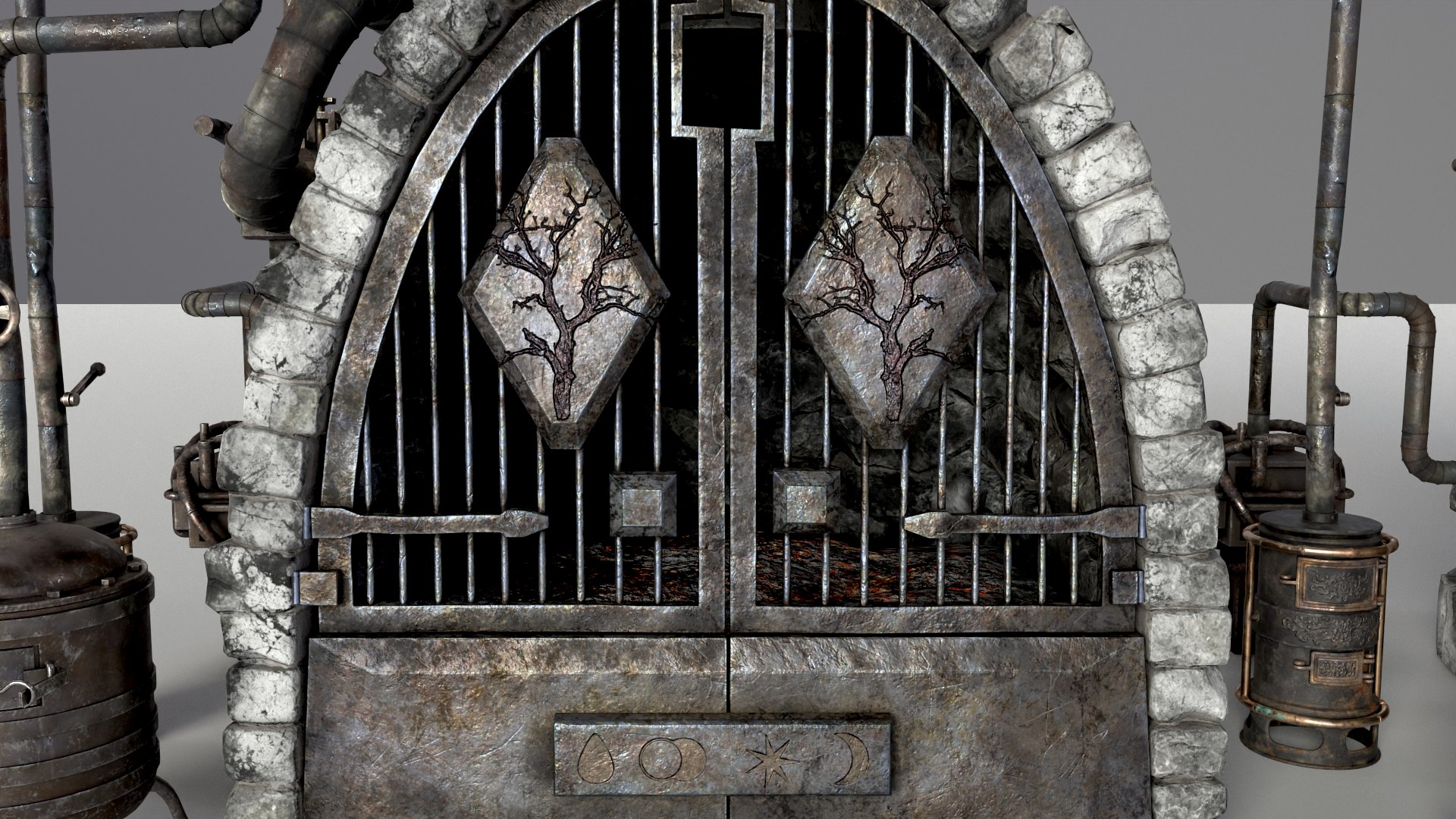 3D Medieval Alchemy Forge - TurboSquid 1751409