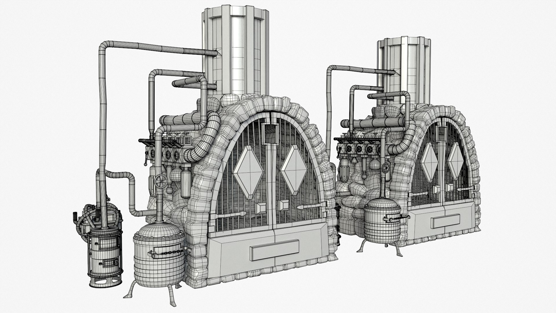 3D Medieval Alchemy Forge - TurboSquid 1751409