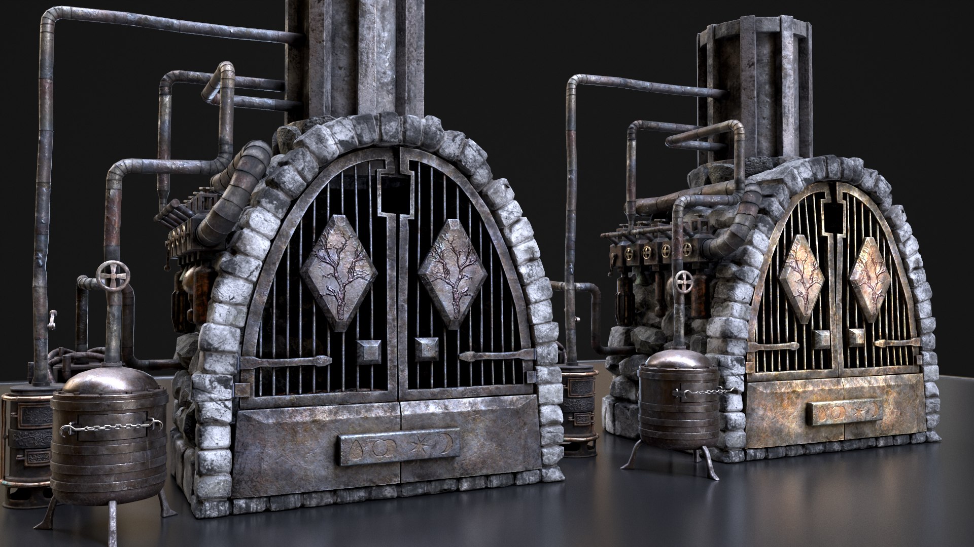 3D Medieval Alchemy Forge - TurboSquid 1751409