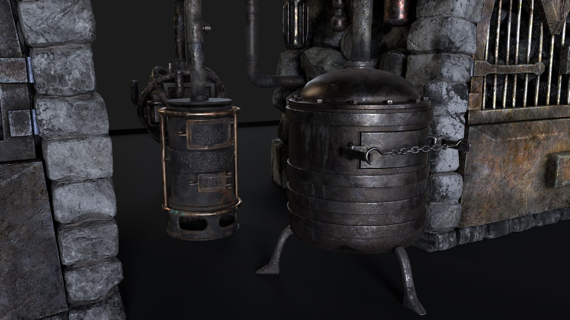 3D Medieval Alchemy Forge - TurboSquid 1751409