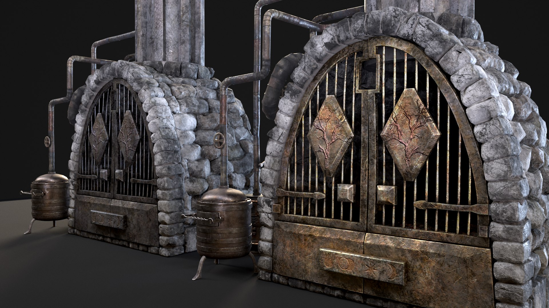 3D Medieval Alchemy Forge - TurboSquid 1751409