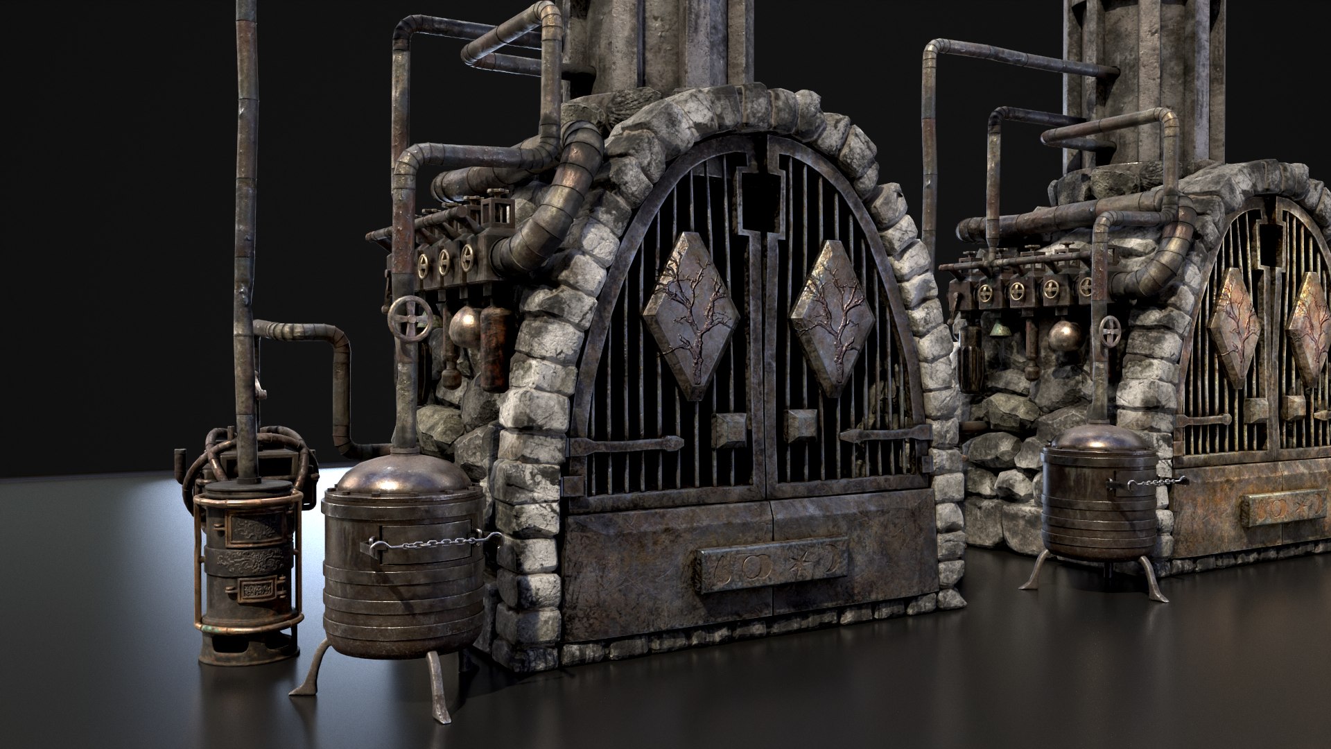 3D Medieval Alchemy Forge - TurboSquid 1751409
