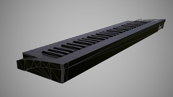 MIDI Keyboard Synthesizer 3D model - TurboSquid 1849378