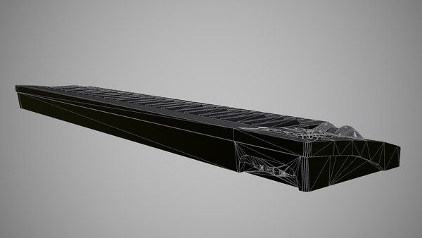Midi Keyboard Synthesizer 3d Model Turbosquid 1849378