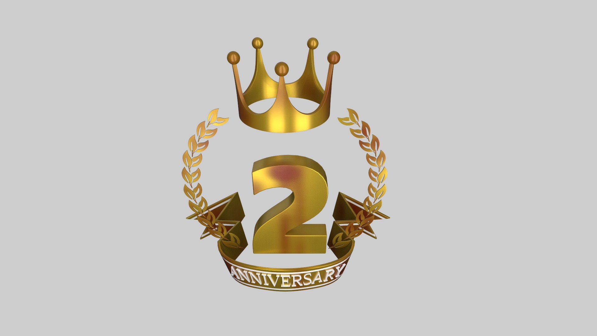3D Game Anniversary Logo Prop - TurboSquid 2092912