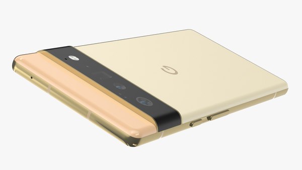 Google Pixel 6 Pro Gold model - TurboSquid 1780307