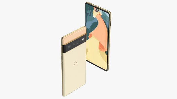 Google Pixel 6 Pro Gold model - TurboSquid 1780307