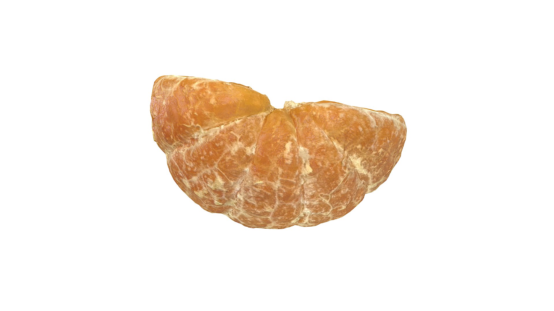 Orange without peel half with low and high poly 3D - TurboSquid 2014395