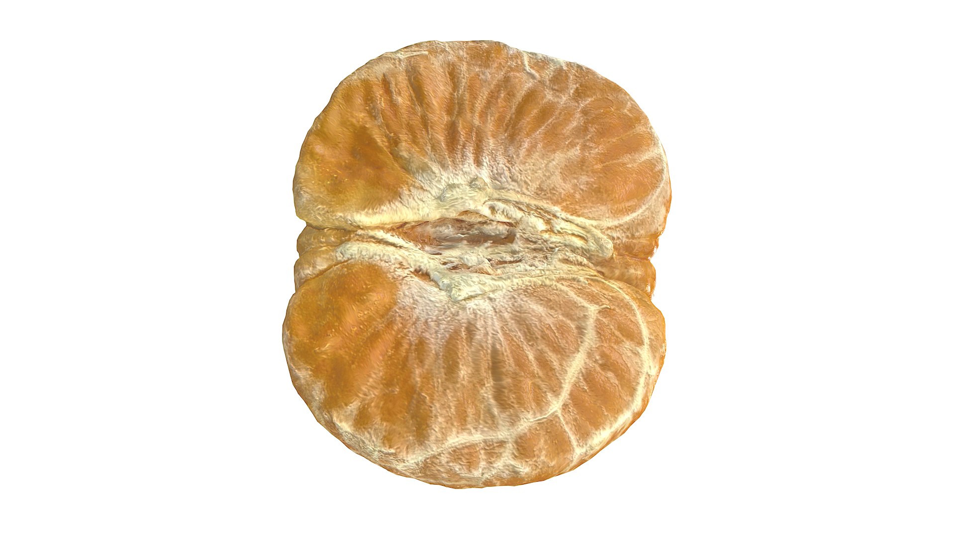 Orange without peel half with low and high poly 3D - TurboSquid 2014395