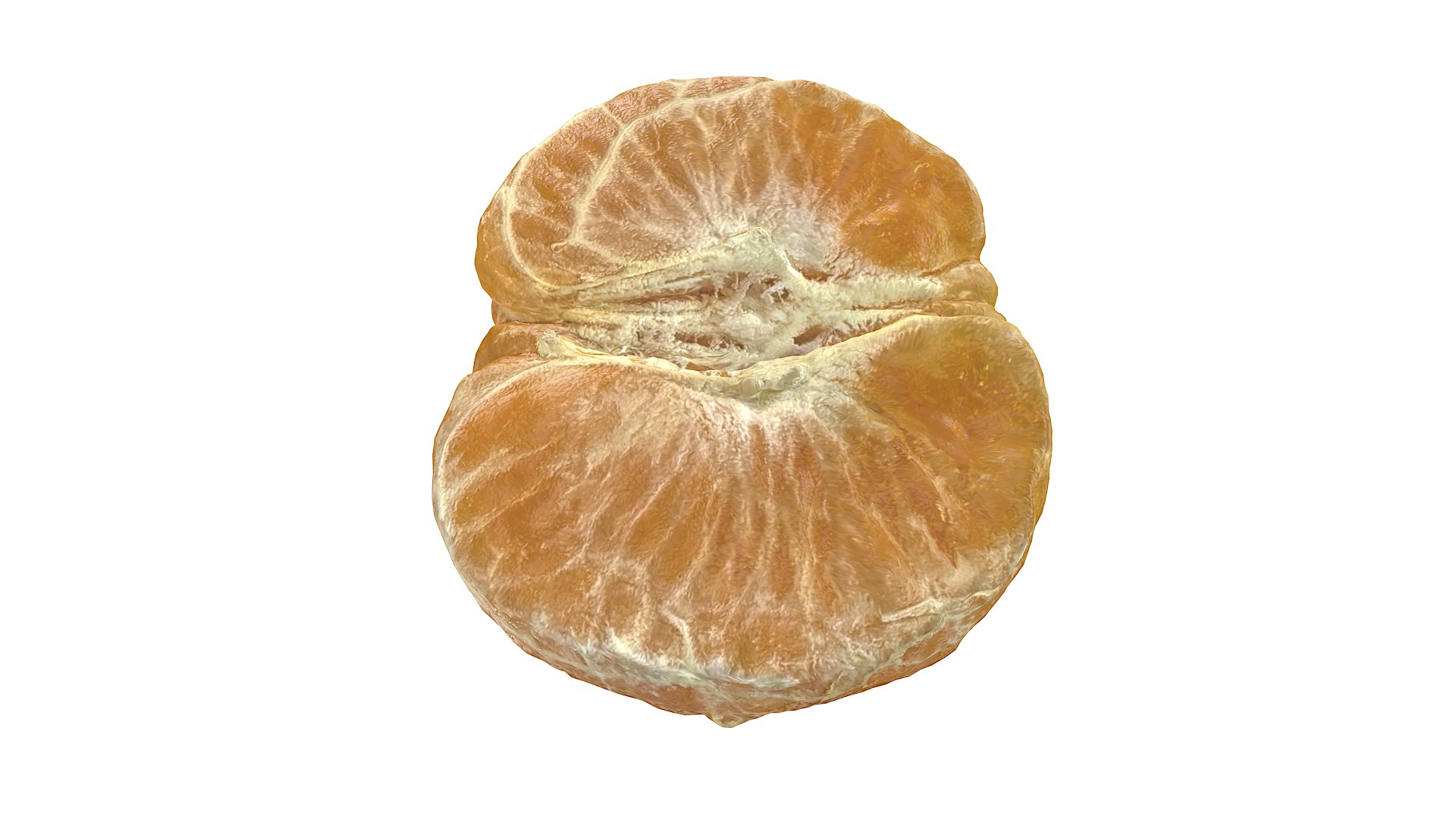 Orange without peel half with low and high poly 3D - TurboSquid 2014395