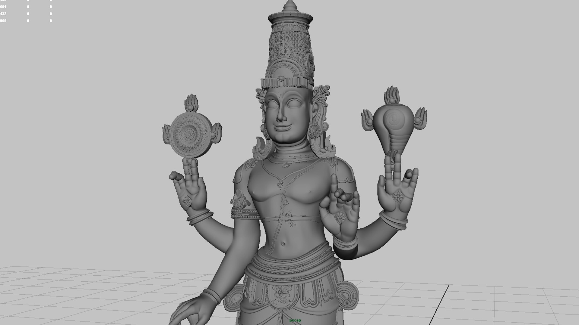 Vishnu Final 3D Model - TurboSquid 1963707