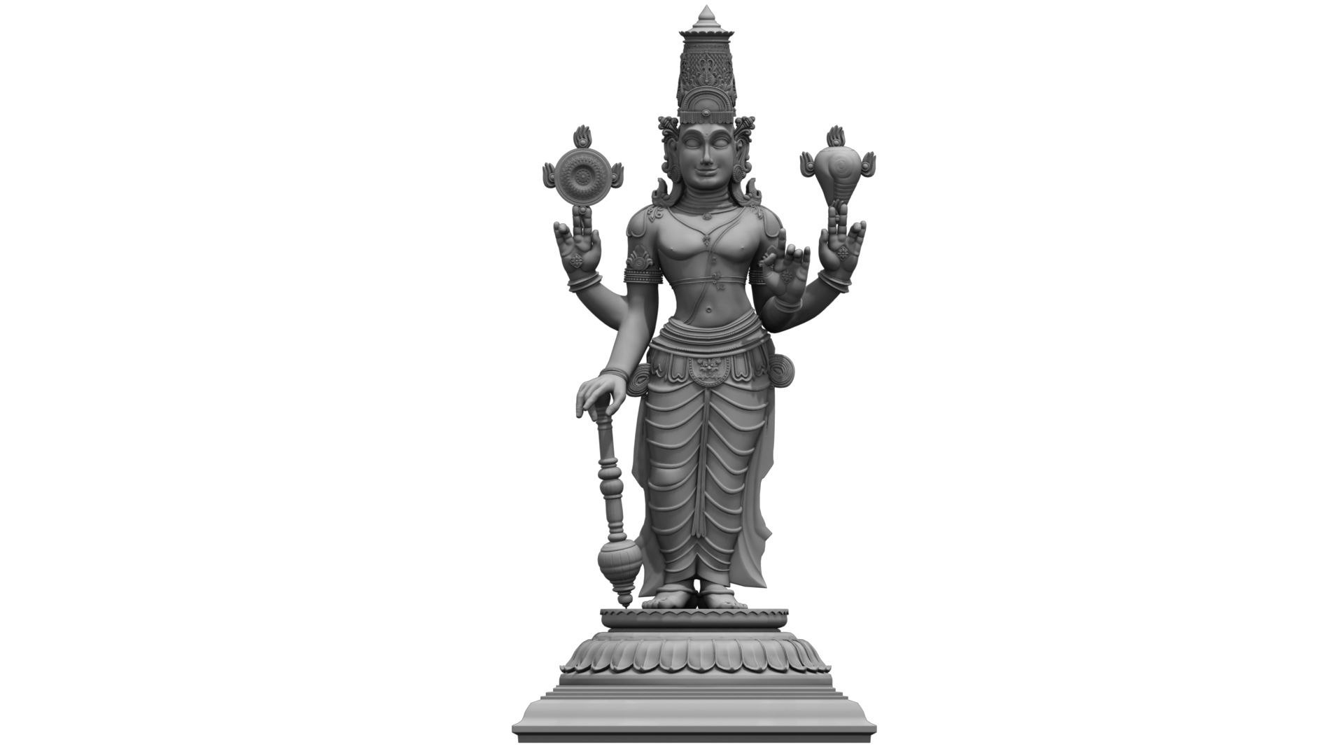 Vishnu Final 3D Model - TurboSquid 1963707