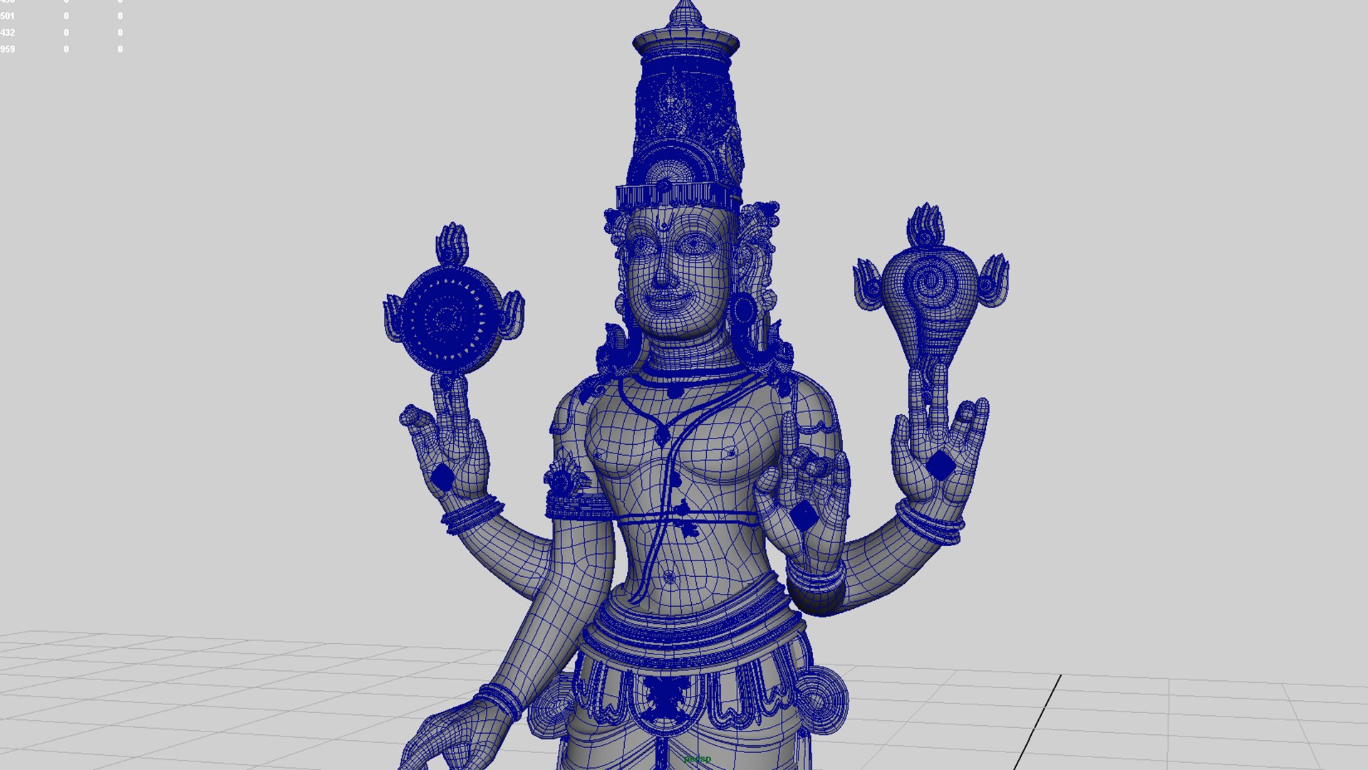 Vishnu Final 3D Model - TurboSquid 1963707