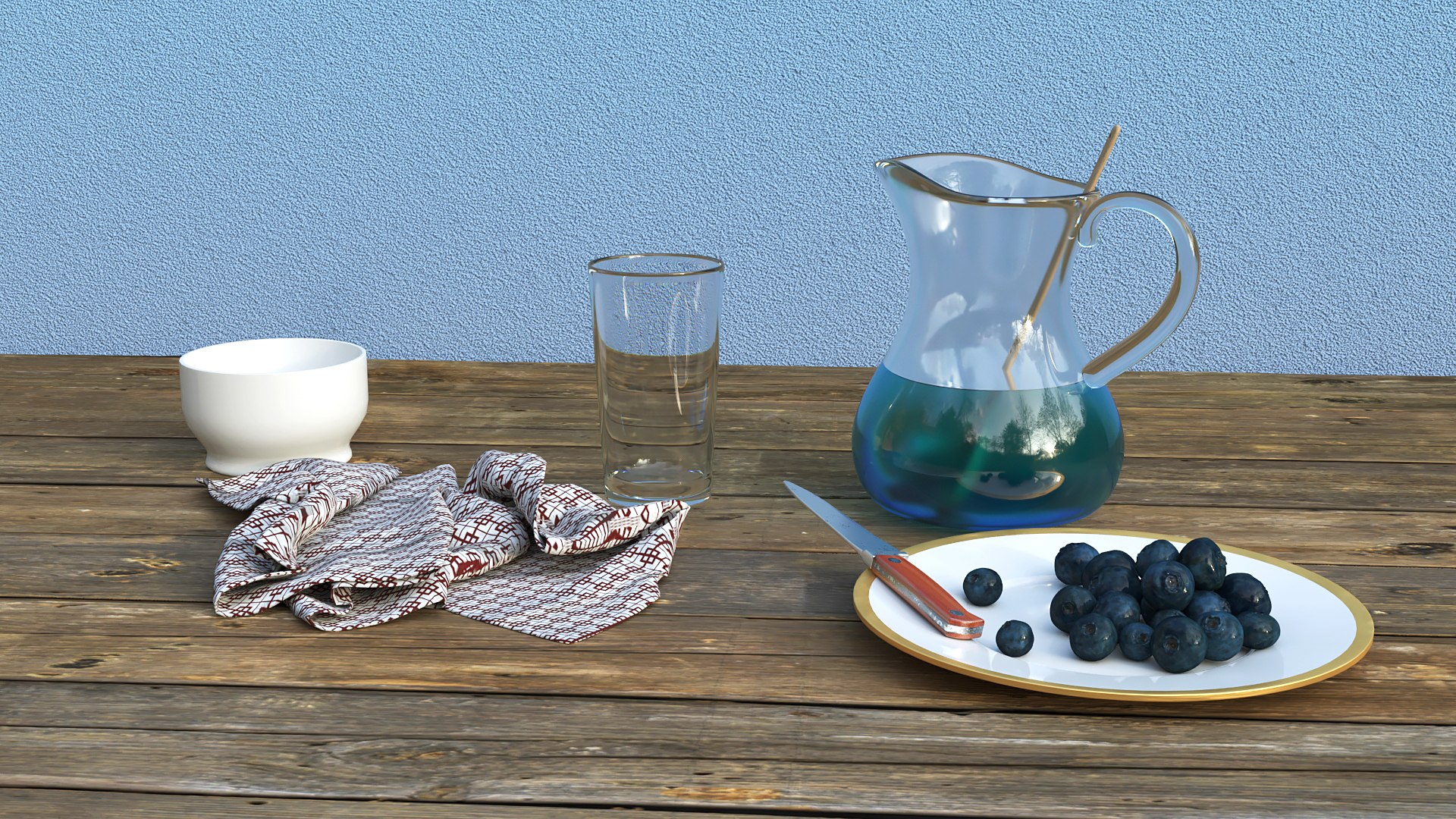 Food table 3D model - TurboSquid 1542781