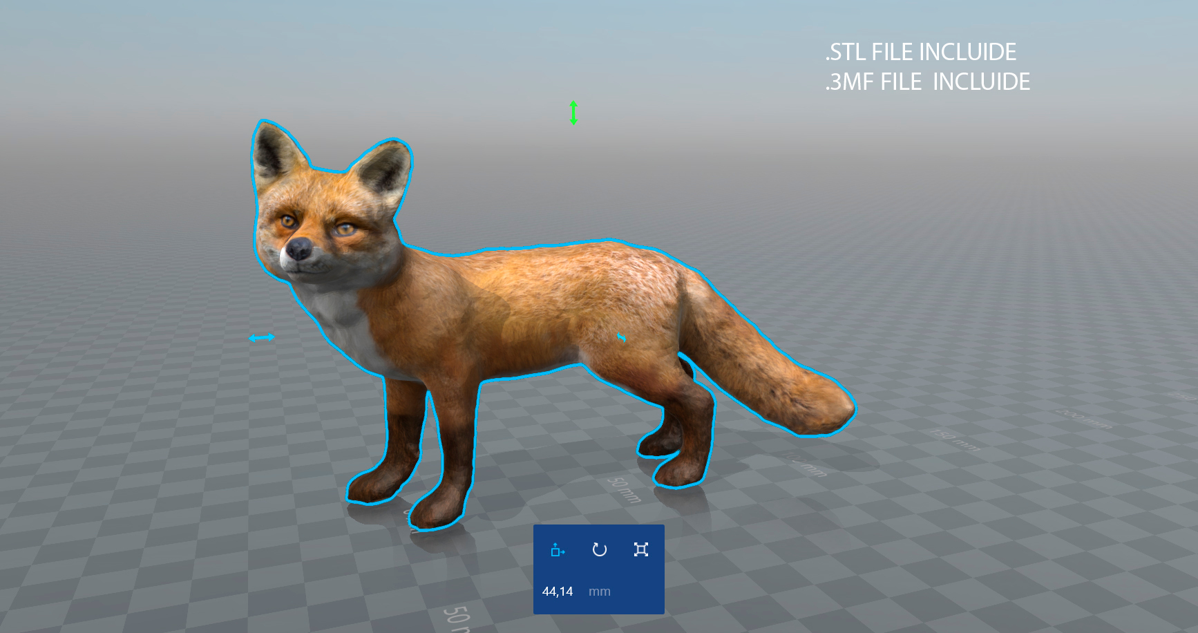 3D hd fox - TurboSquid 1149107