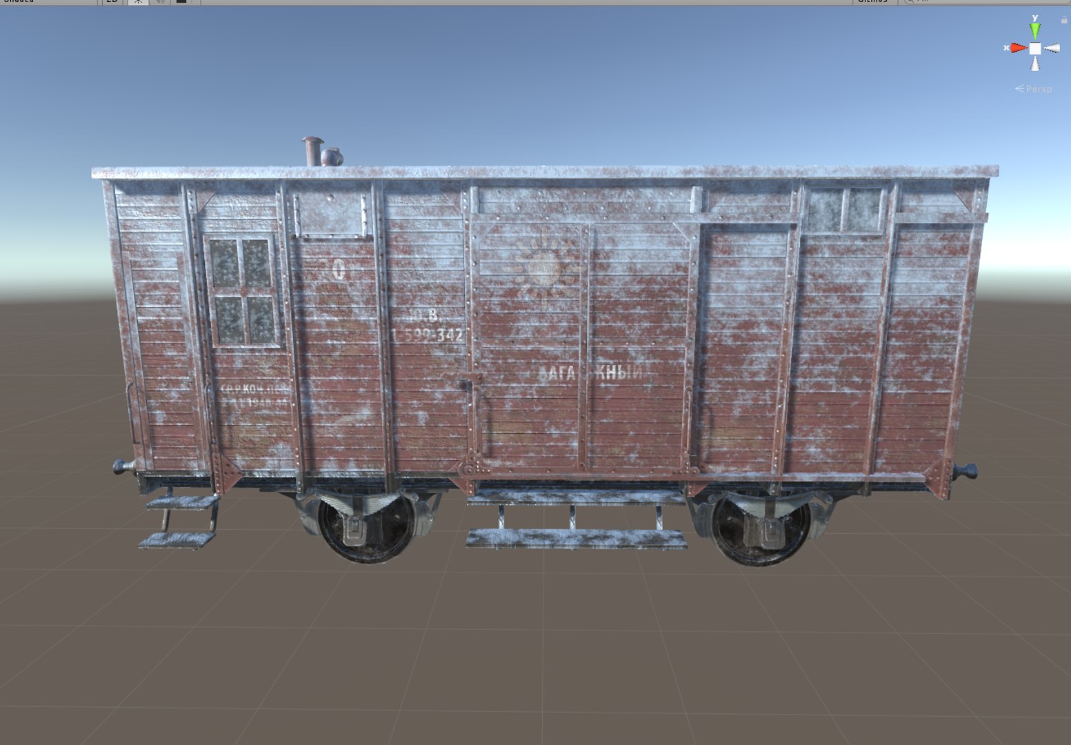 3D Soviet Union Winter Railroad Model - TurboSquid 1257999