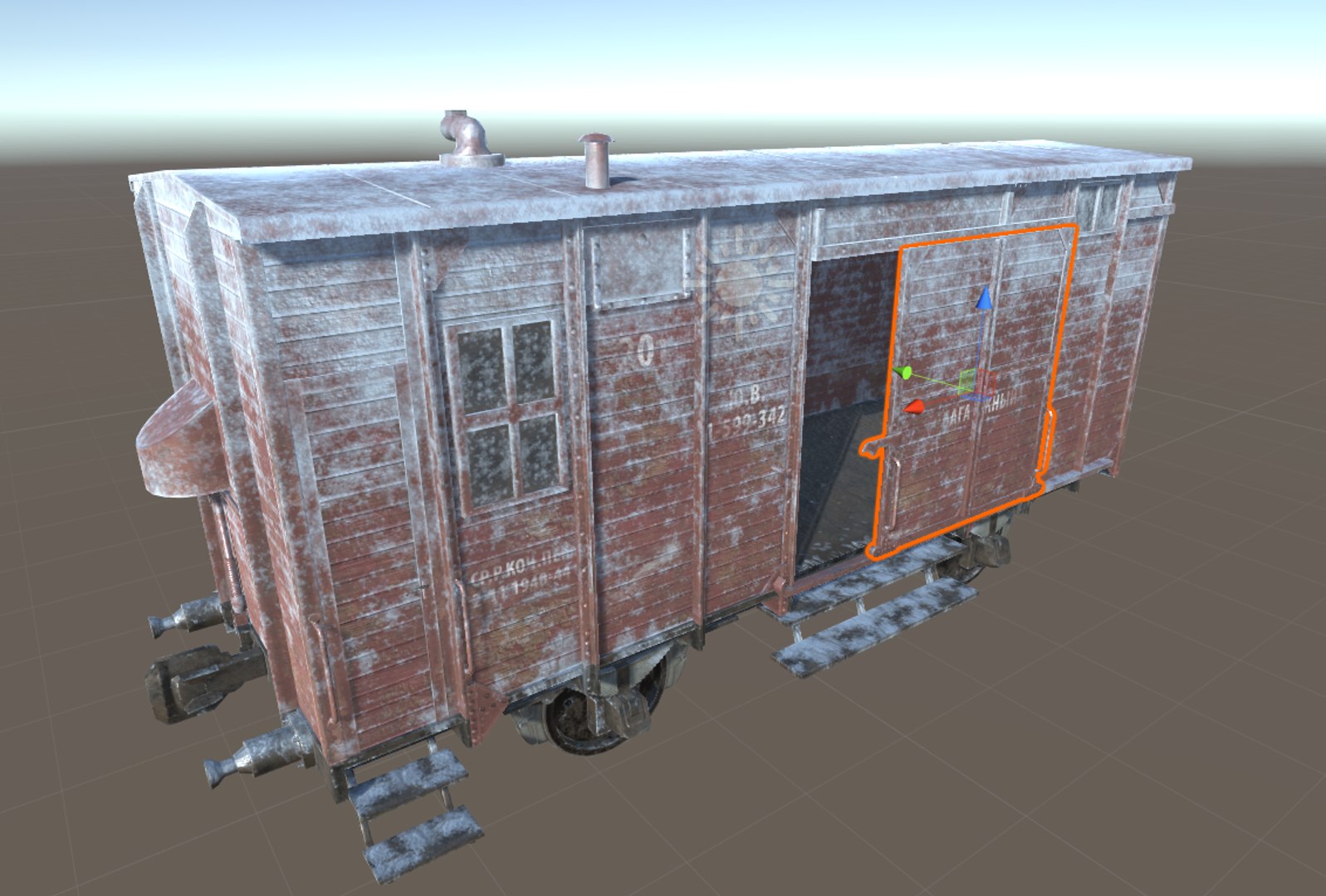 3D Soviet Union Winter Railroad Model - TurboSquid 1257999