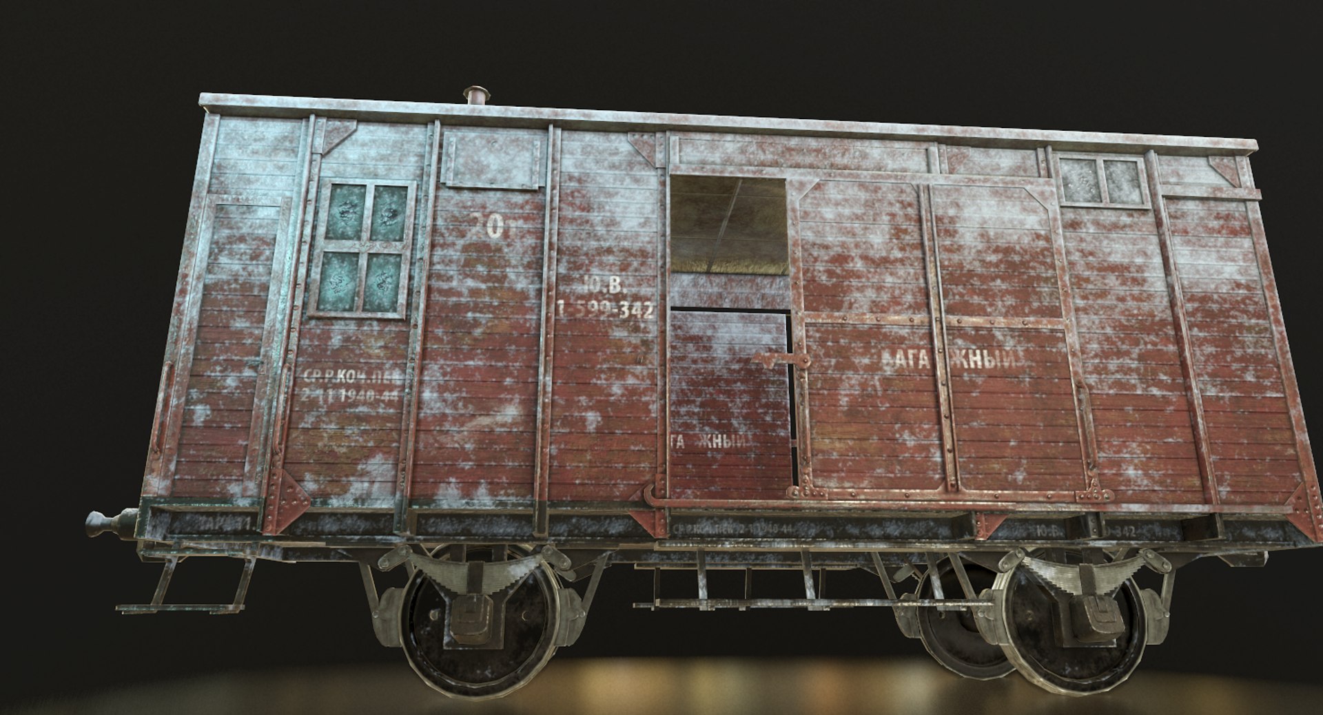 3D Soviet Union Winter Railroad Model - TurboSquid 1257999