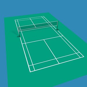 3D Badminton Court Models - Browse & Download Formats - TurboSquid