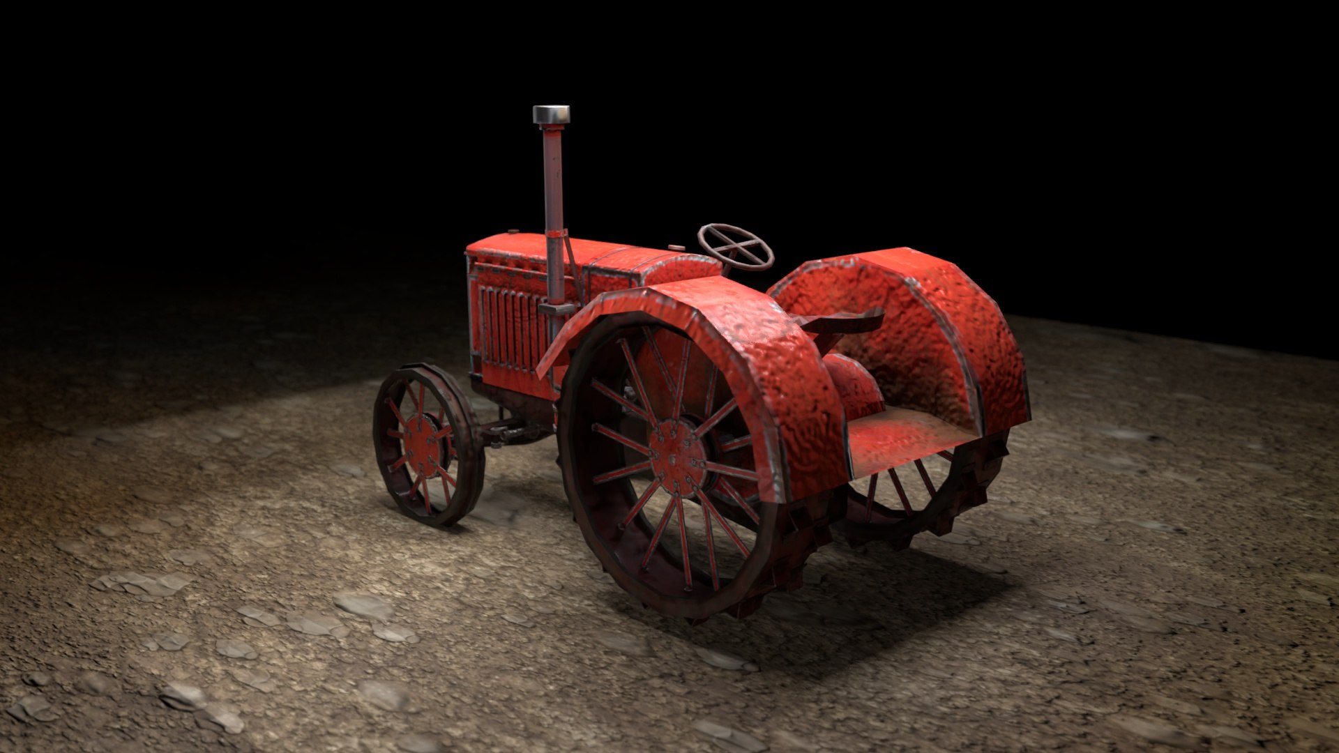3D Tractor CXT3 model - TurboSquid 1947403