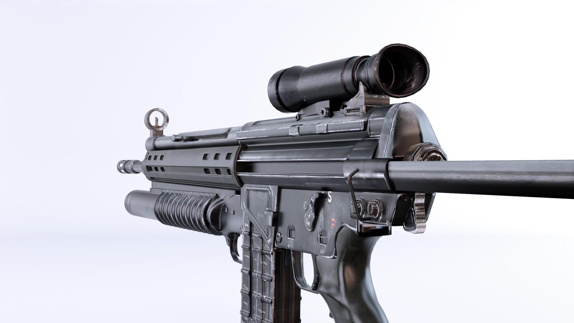 Heckler Koch G3 3D Model - TurboSquid 1331411