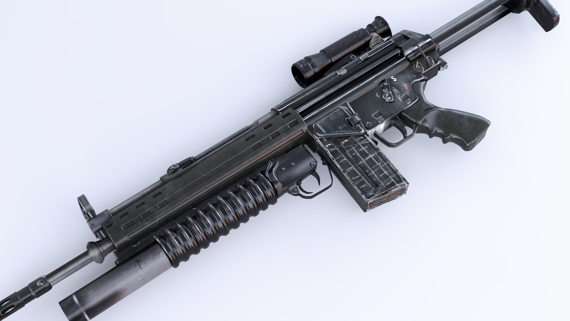 Heckler Koch G3 3D Model - TurboSquid 1331411