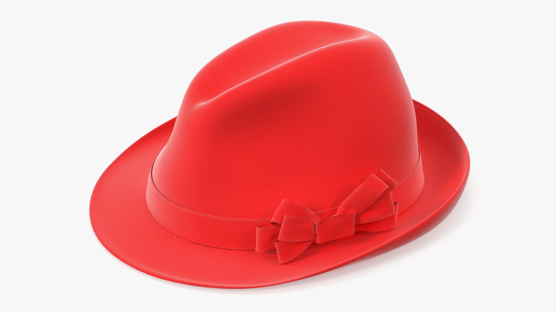 Red Hat With Bow 3D Model - TurboSquid 1926486