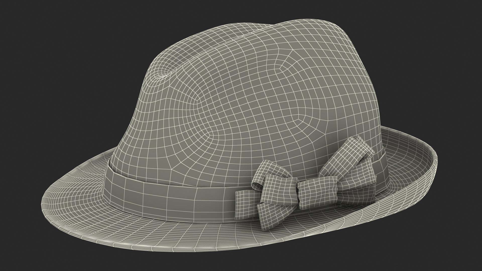 Red Hat With Bow 3D Model - TurboSquid 1926486